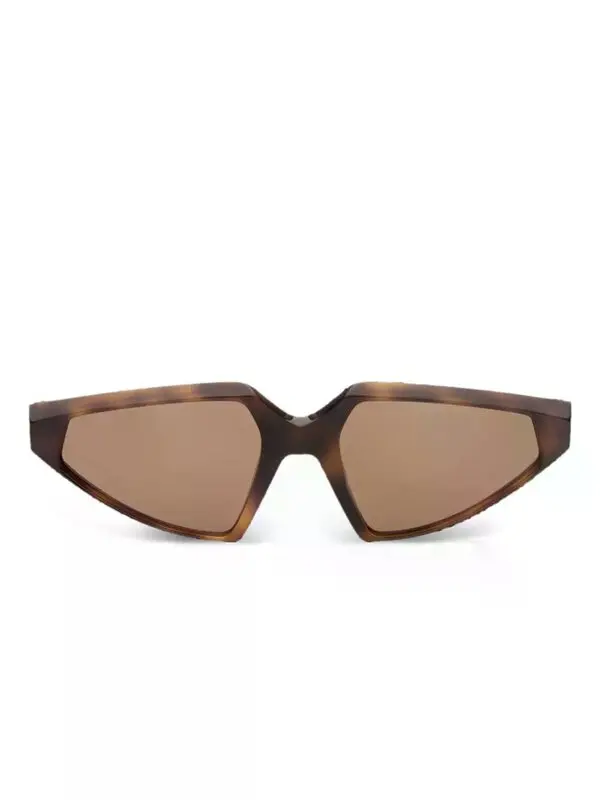 Sportmax Geometric-frame Sunglasses - Brown