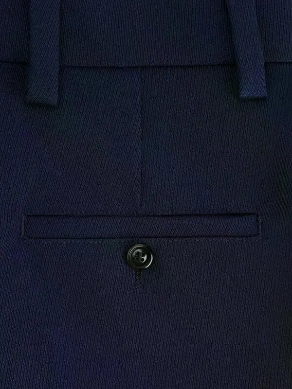 AMI Paris High-waisted Wool Trousers