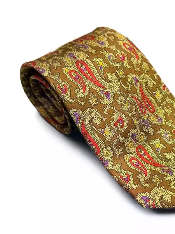 Brioni Paisley Silk Neck Tie