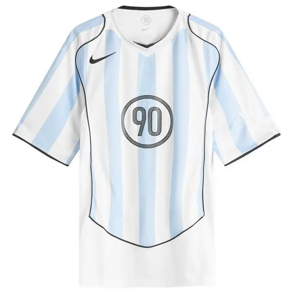 Nike T90 Football Jersey - Psychic Blue/white/black