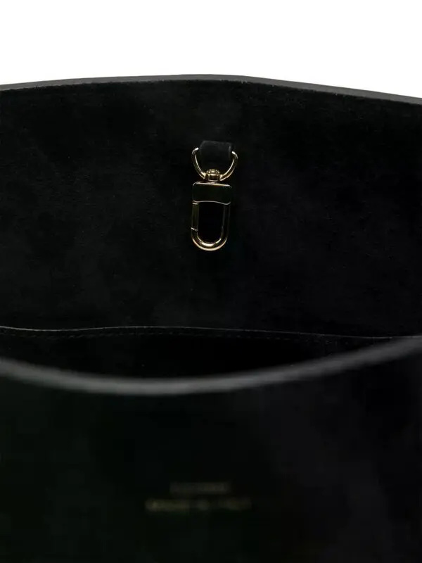 TOTEME Suede Shoulder Bag - Black