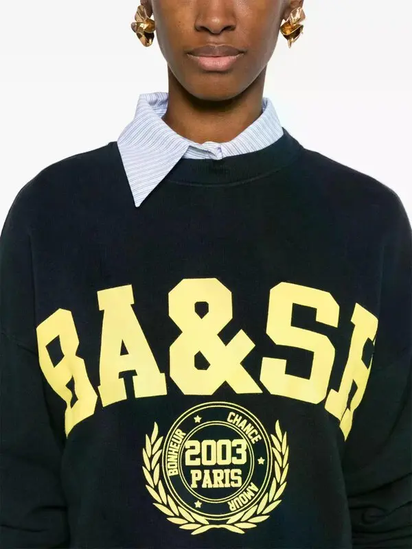 Ba&sh Benjamin Logo-print Sweatshirt