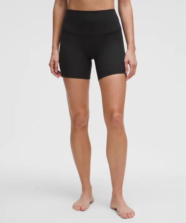 Lululemon Align™ High-rise Ribbed Short - Black