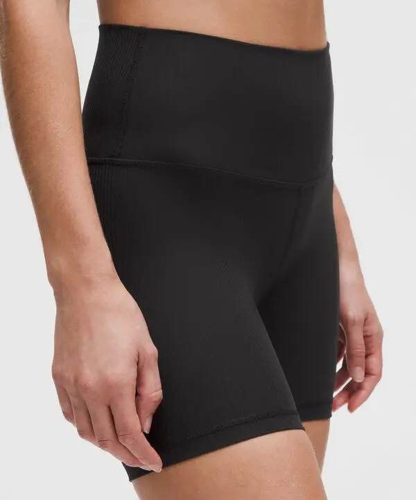 Lululemon Align™ High-rise Ribbed Short - Black