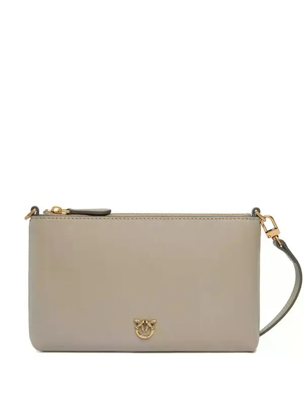 Pinko Mini Zip-fastening Clutch - Neutrals