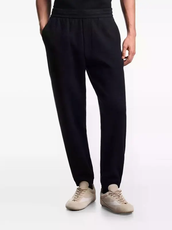Emporio Armani Textured Drawstring Trousers