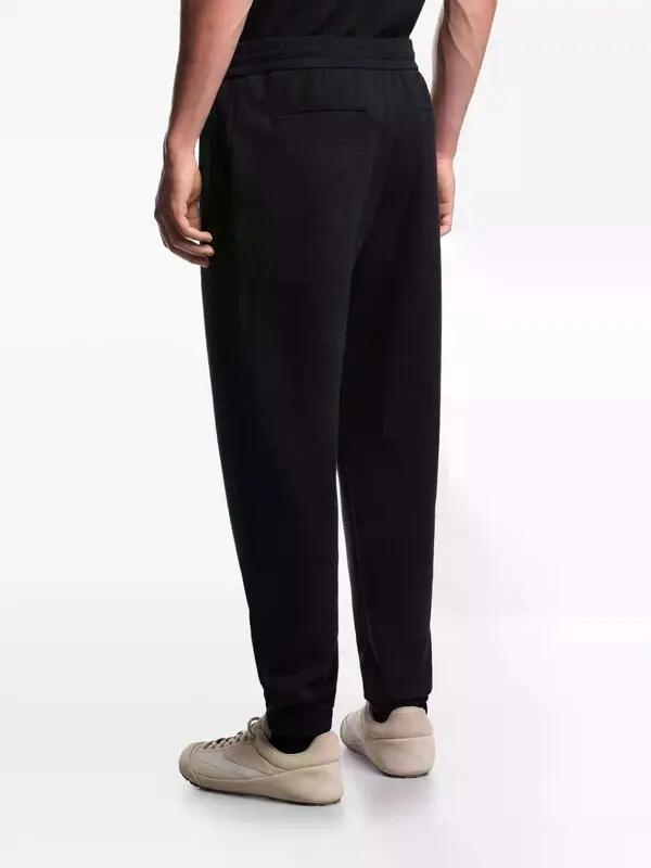 Emporio Armani Textured Drawstring Trousers