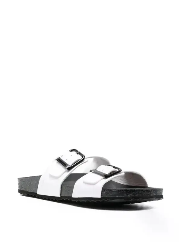 Geox Brionia Double-buckle Sandals - White