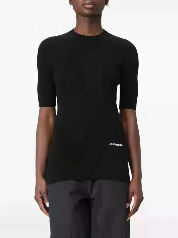 JIL SANDER Ribbed Short-sleeve T-shirt