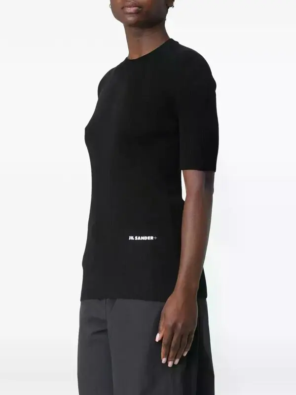 JIL SANDER Ribbed Short-sleeve T-shirt