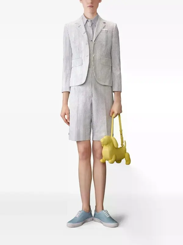 Thom Browne Oxford Short-sleeve Shirt - Grey
