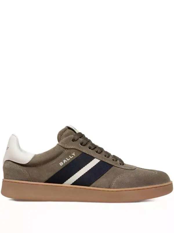 Bally Crest Suede Sneakers