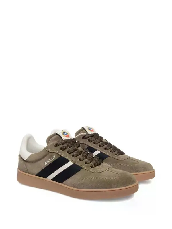 Bally Crest Suede Sneakers