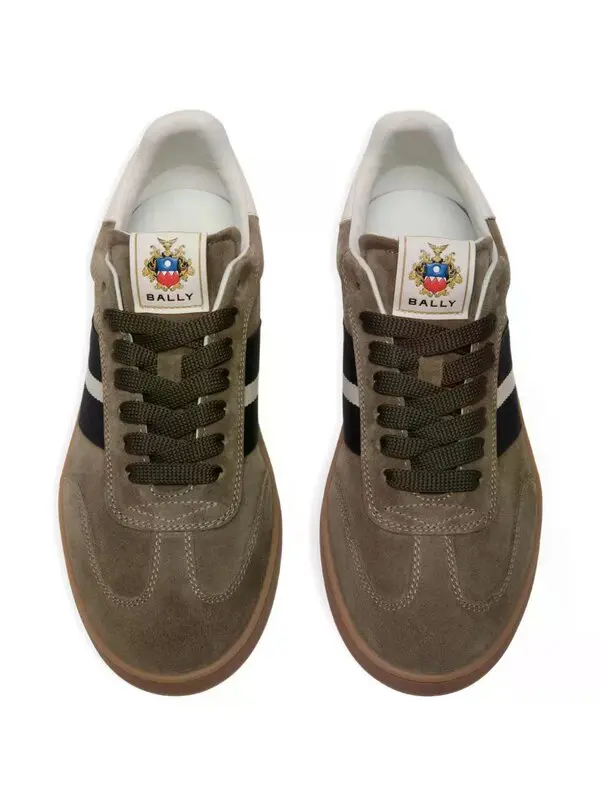 Bally Crest Suede Sneakers