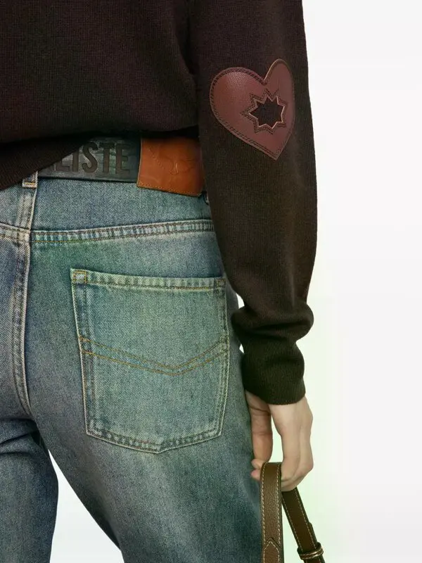 Zadig&Voltaire Heart-patch Sweater - Brown