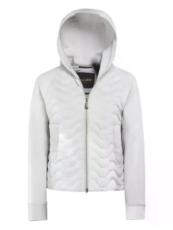 MOORER Bertha Quilted Hooded Jacket