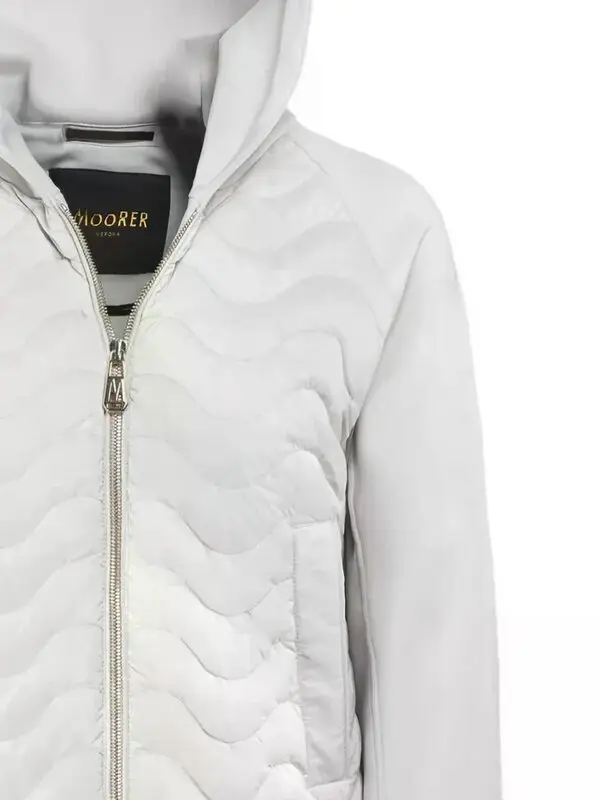 MOORER Bertha Quilted Hooded Jacket