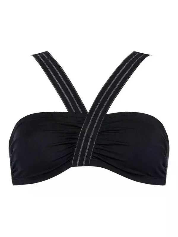 ERES Rendez-vous Cross-strap Bikini Top - Black