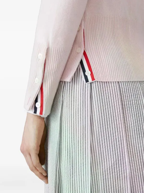 Thom Browne Four-bar Cashmere Cardigan