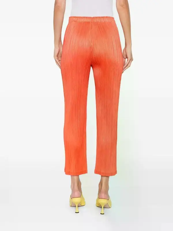 Issey Miyake Pleated Trousers - Orange