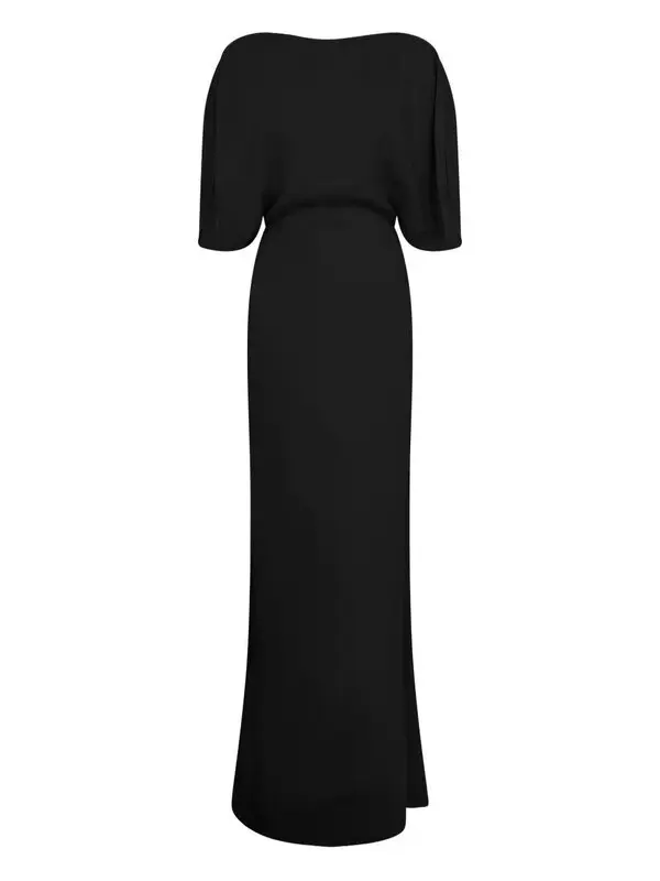16Arlington Dona Cape-sleeve Maxi Dress
