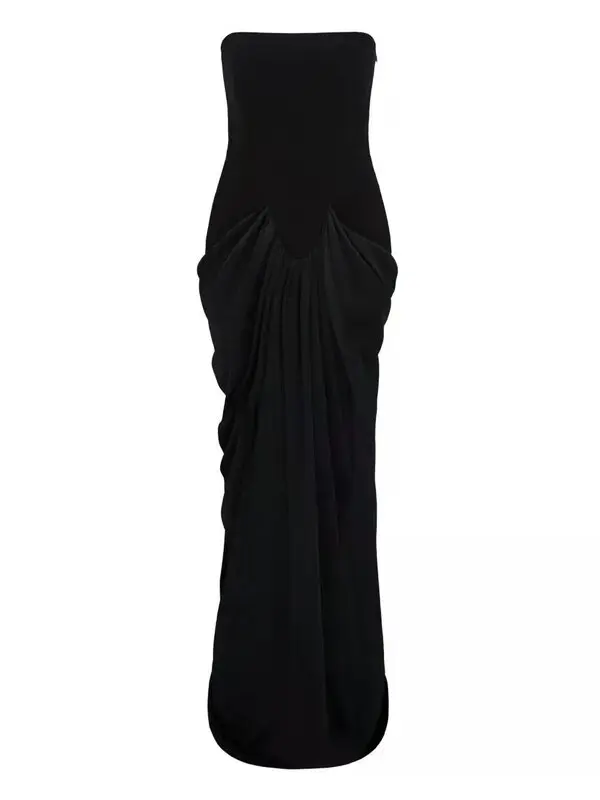 16Arlington Strapless Draped Gown