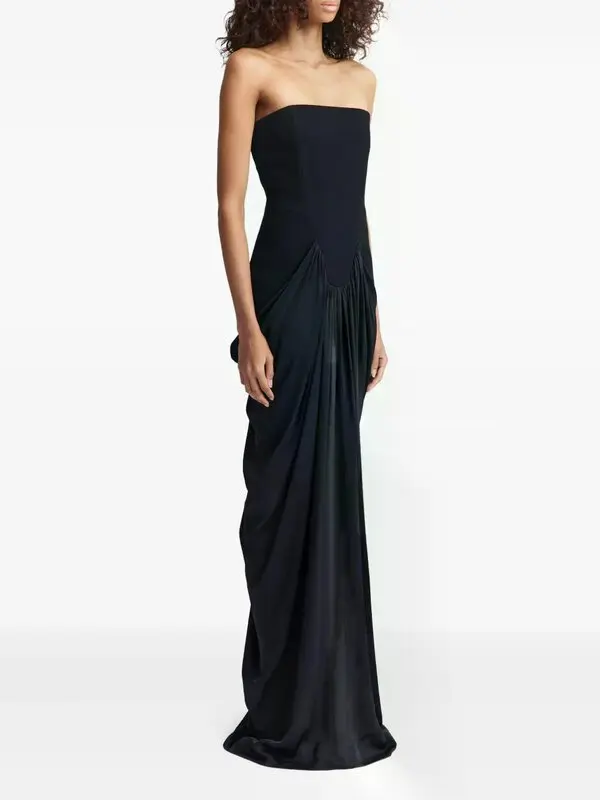 16Arlington Strapless Draped Gown