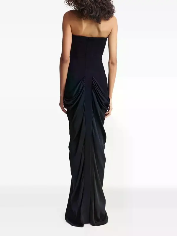 16Arlington Strapless Draped Gown