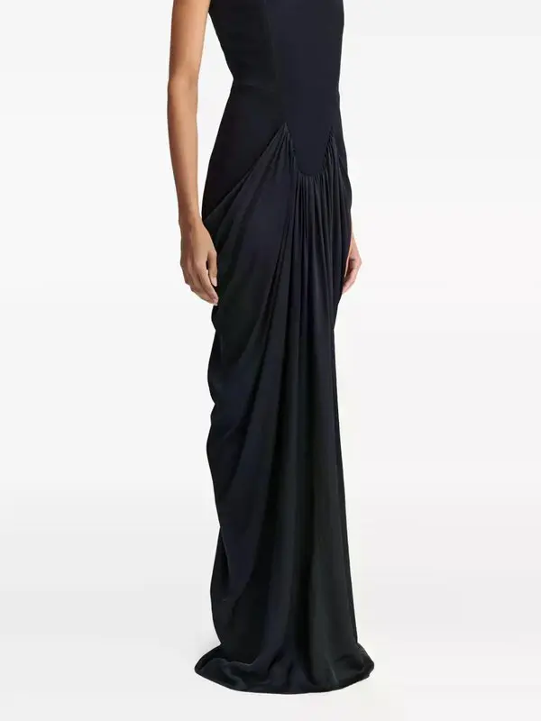 16Arlington Strapless Draped Gown