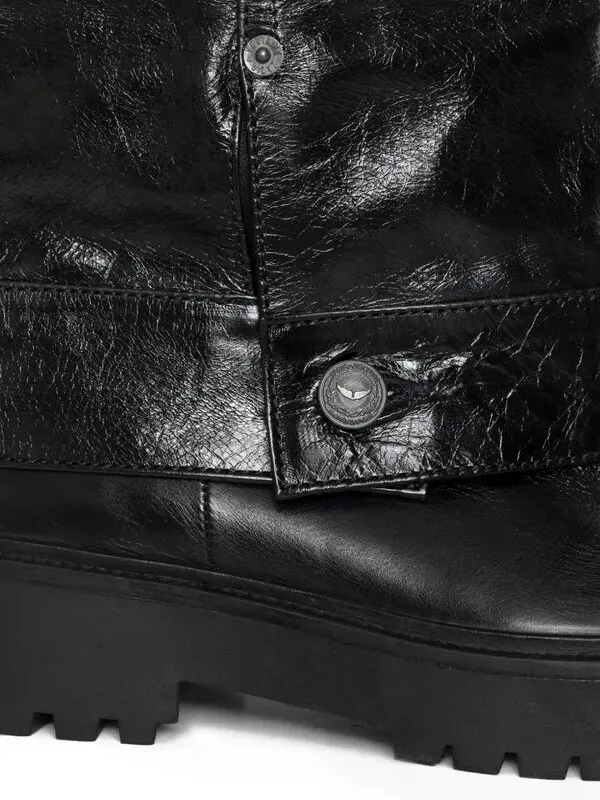 Zadig&Voltaire Angie Leather Ankle Boots