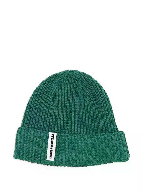 MANASTASH Ribbed Beanie - Green