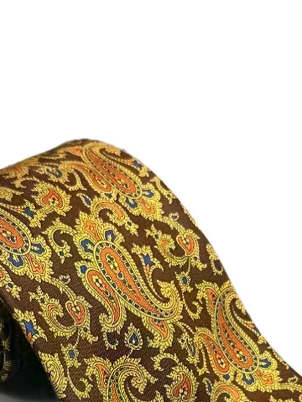 Brioni Paisley Silk Tie