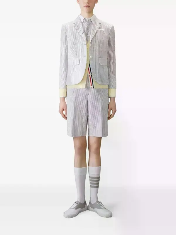 Thom Browne Four-bar V-neck Cashmere Cardigan