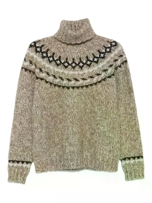 P.a.r.o.s.h Laila High-neck Sweater - Neutrals