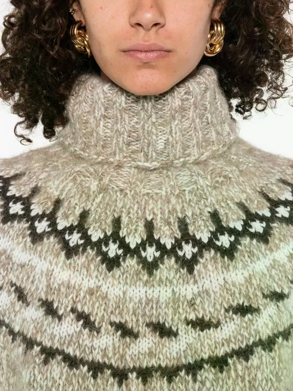 P.a.r.o.s.h Laila High-neck Sweater - Neutrals