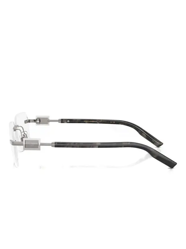 Dolce & Gabbana Rimless Square-frame Glasses
