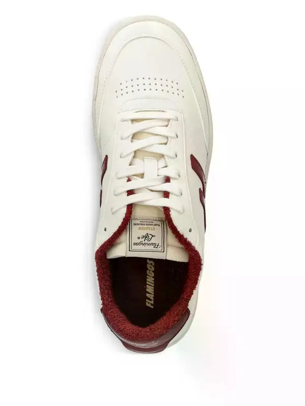 Flamingos Leather-panelled Terry-cloth Sneakers