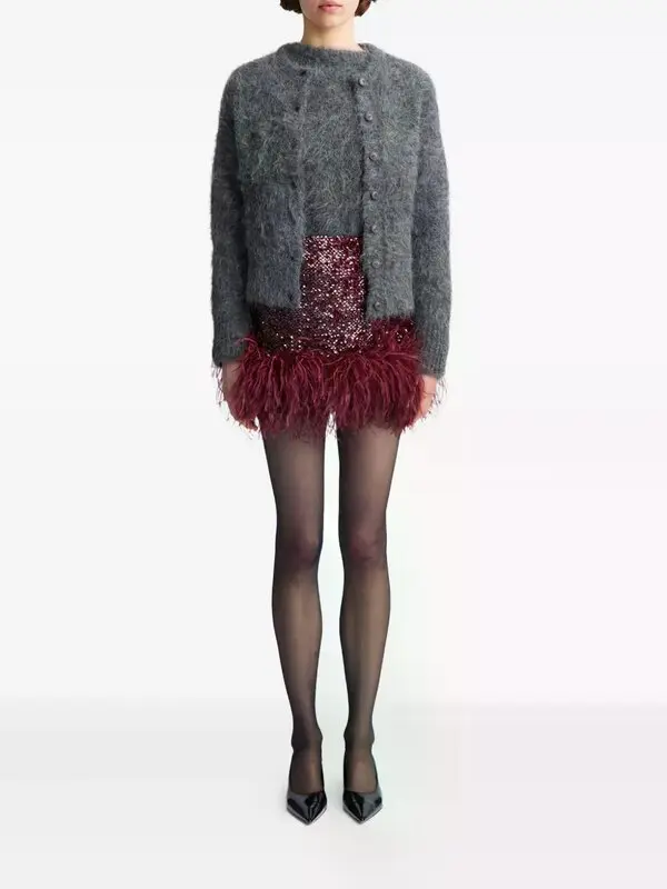 16Arlington Sephia Alpaca Cardigan - Grey