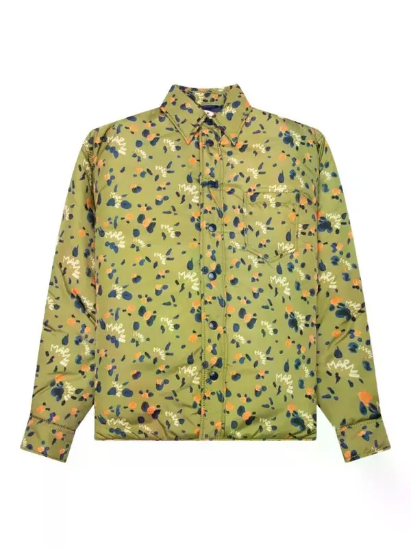 Marni Floral-print Shirt Jacket