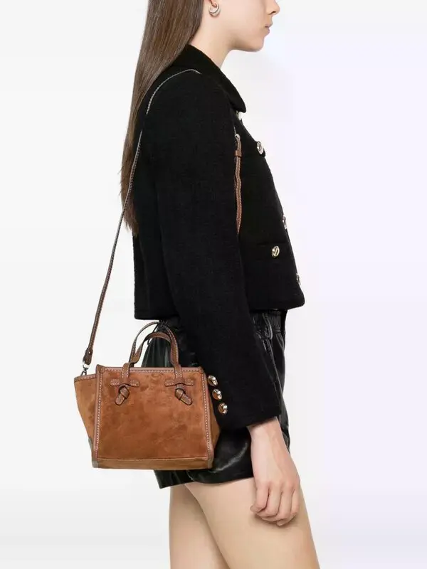 GIANNI CHIARINI Miss Marcella Suede Tote Bag