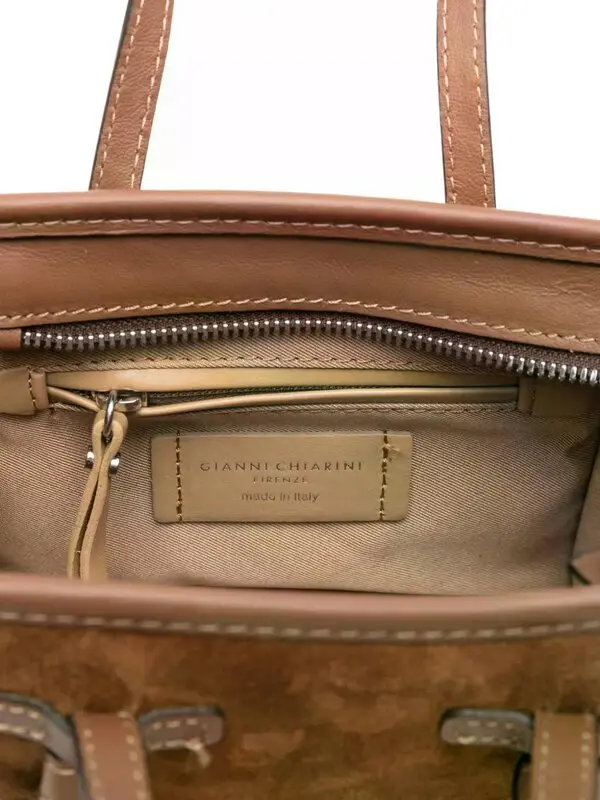 GIANNI CHIARINI Miss Marcella Suede Tote Bag