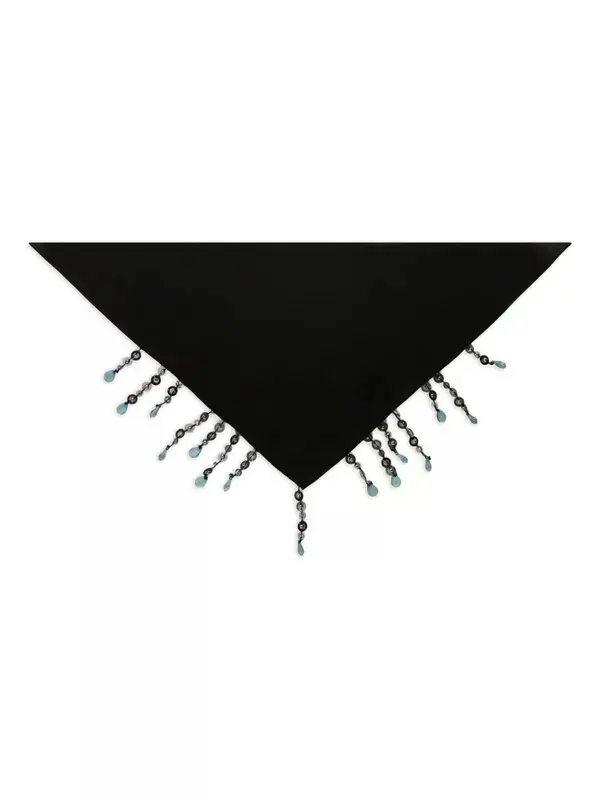 Pinko Beaded-fringe Scarf