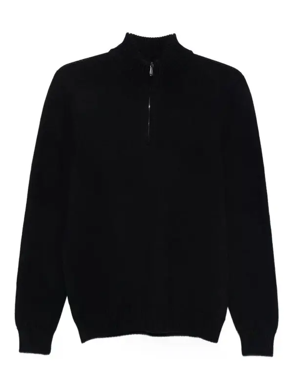 DRUMOHR High-neck Zip-up Sweater