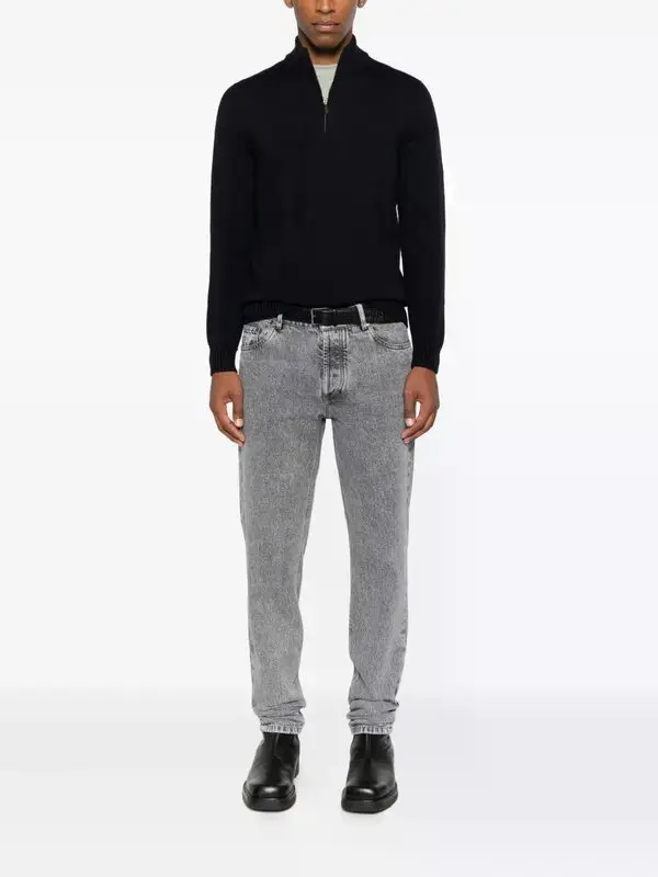 DRUMOHR High-neck Zip-up Sweater