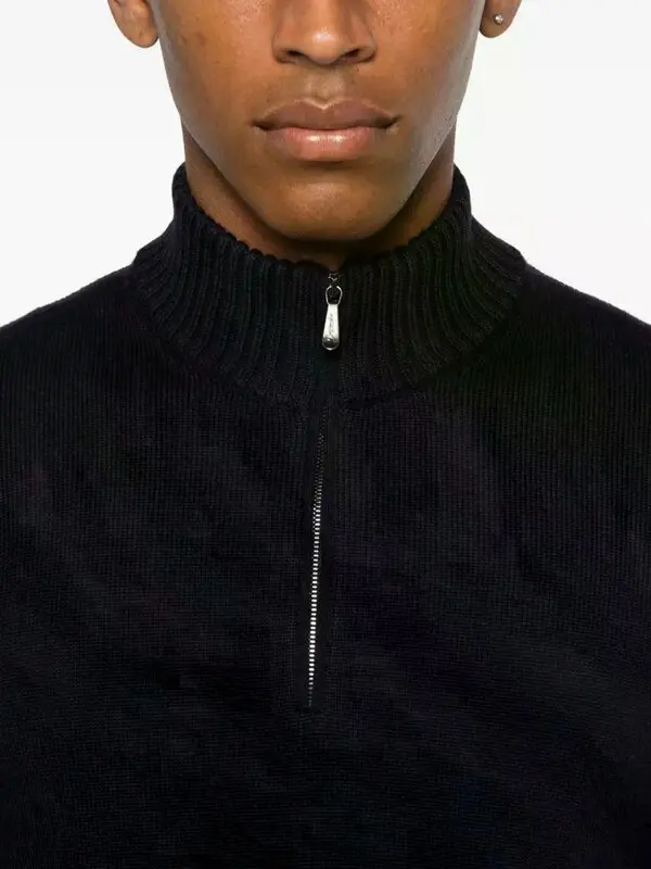 DRUMOHR High-neck Zip-up Sweater