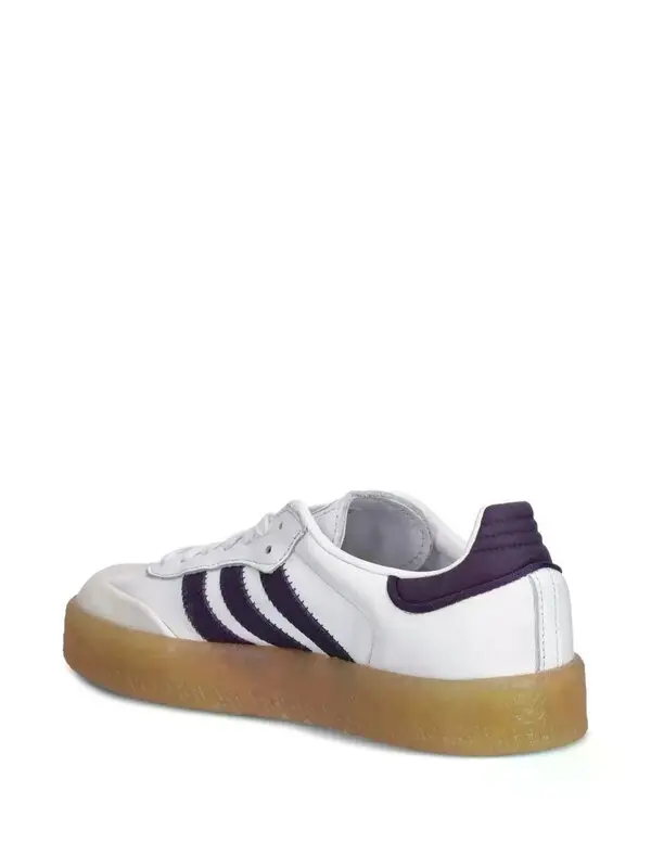 Adidas Sambae Three-stripe Sneakers - White