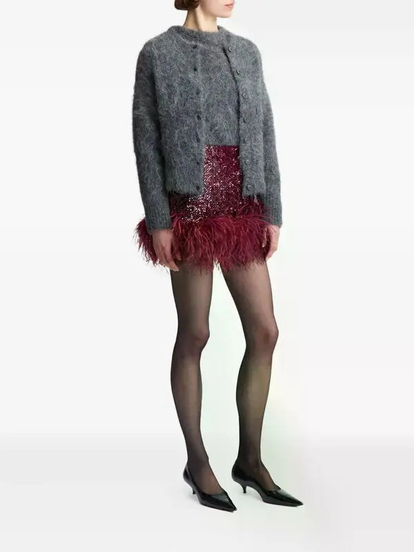 16Arlington Sephia Alpaca Wool Cardigan - Grey