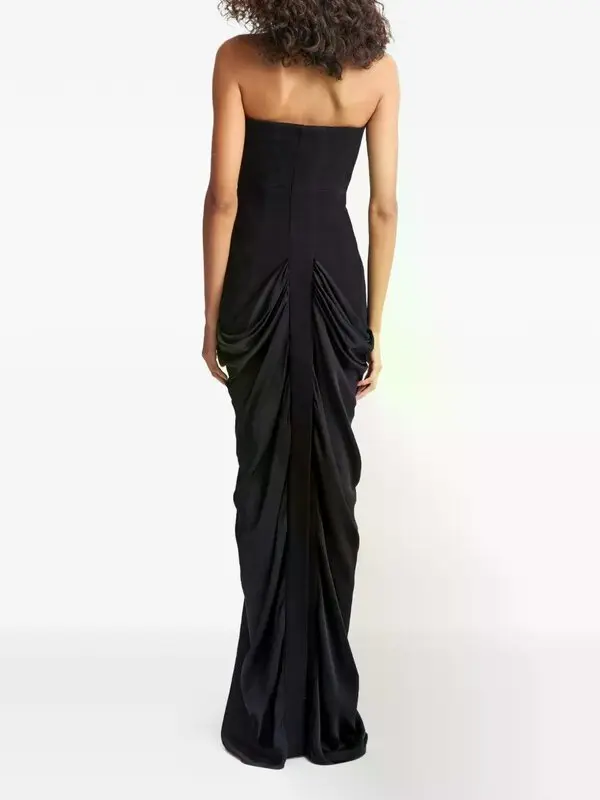 16Arlington Strapless Draped Gown