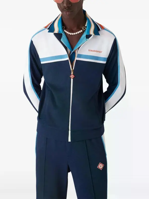 Casablanca Panelled Zip-up Jacket