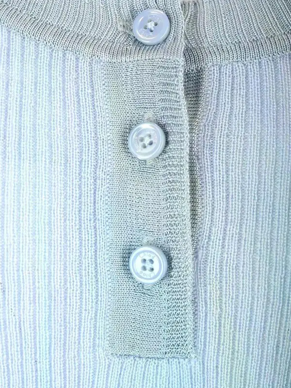Chloé Ribbed Button-fastening Top